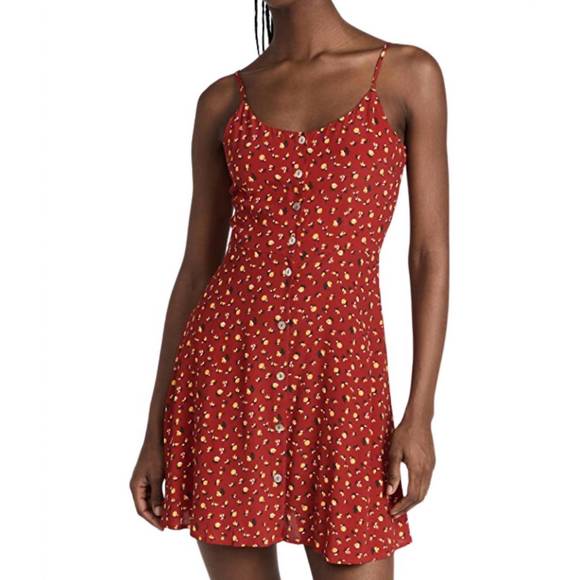 ROLLA'S | Dresses | New Rollas Alpine Mini Dress In Red | Poshmark